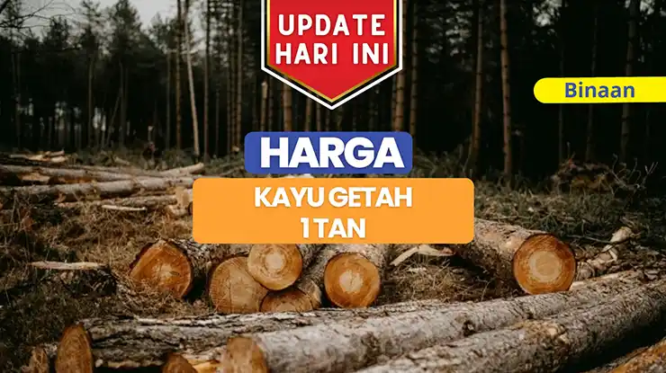 Harga Kayu Getah 1 Tan Mengikut Gred & Saiz 2025